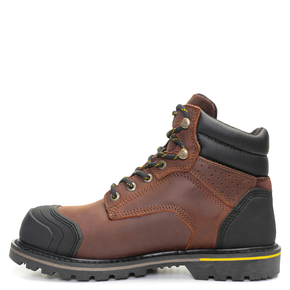 BOTAS QUANTUM ST M4M INDUSTRIAL COLOR CAFE PARA HOMBRE – CAT MX